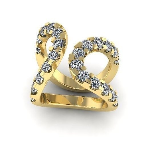 Ring Model 2426 3D model 3D printable | CGTrader