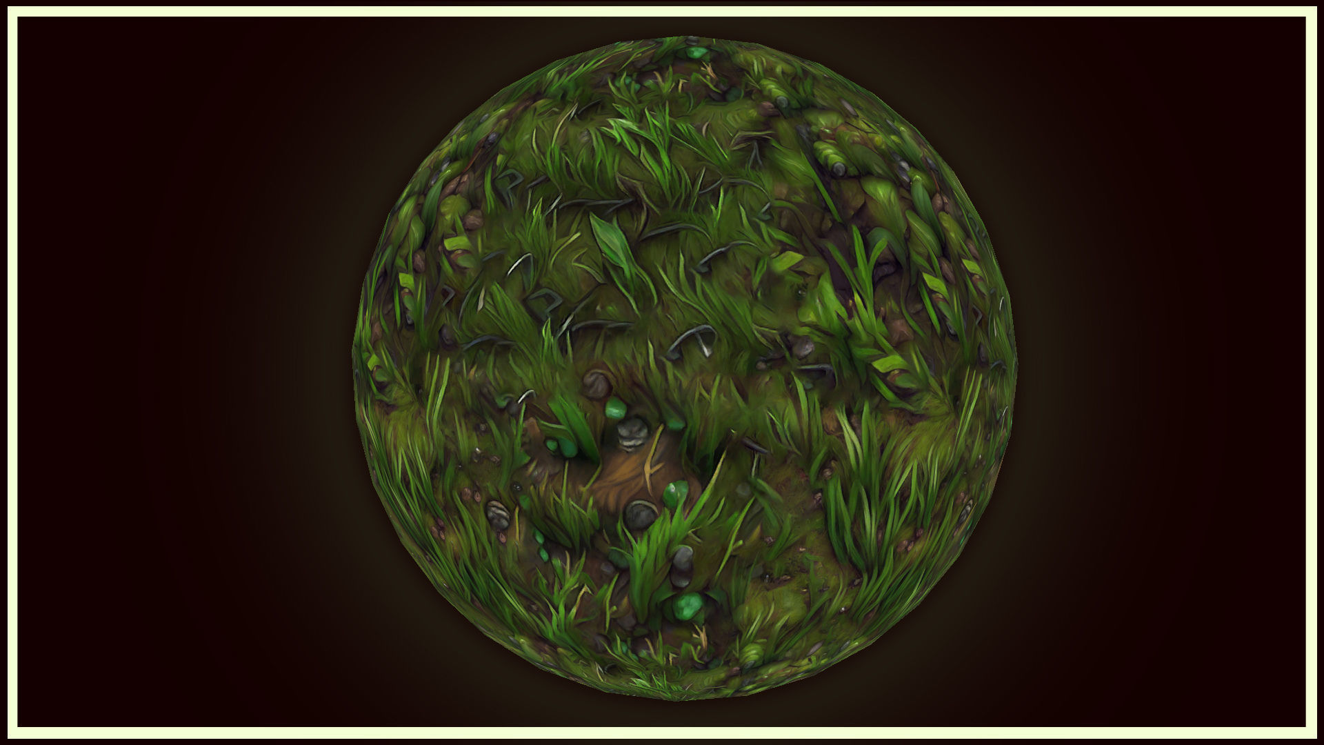 Texture Grass Forest Floor 20 TEXTURES Hand-painted Seamless VR / AR ...