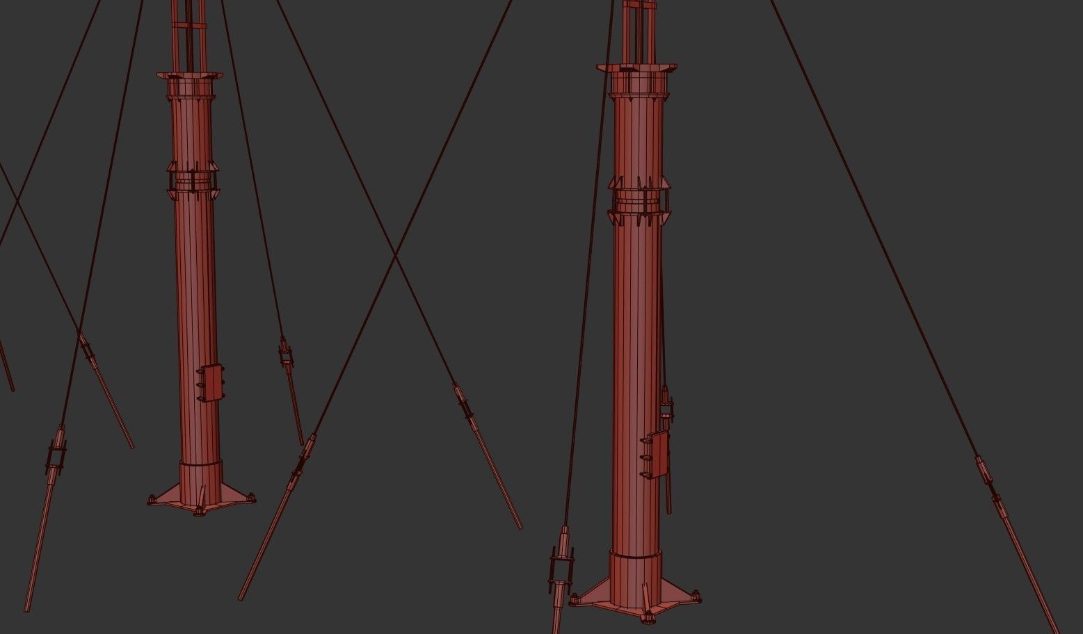 3D model Army Antenna Pack 3 Types VR / AR / low-poly | CGTrader