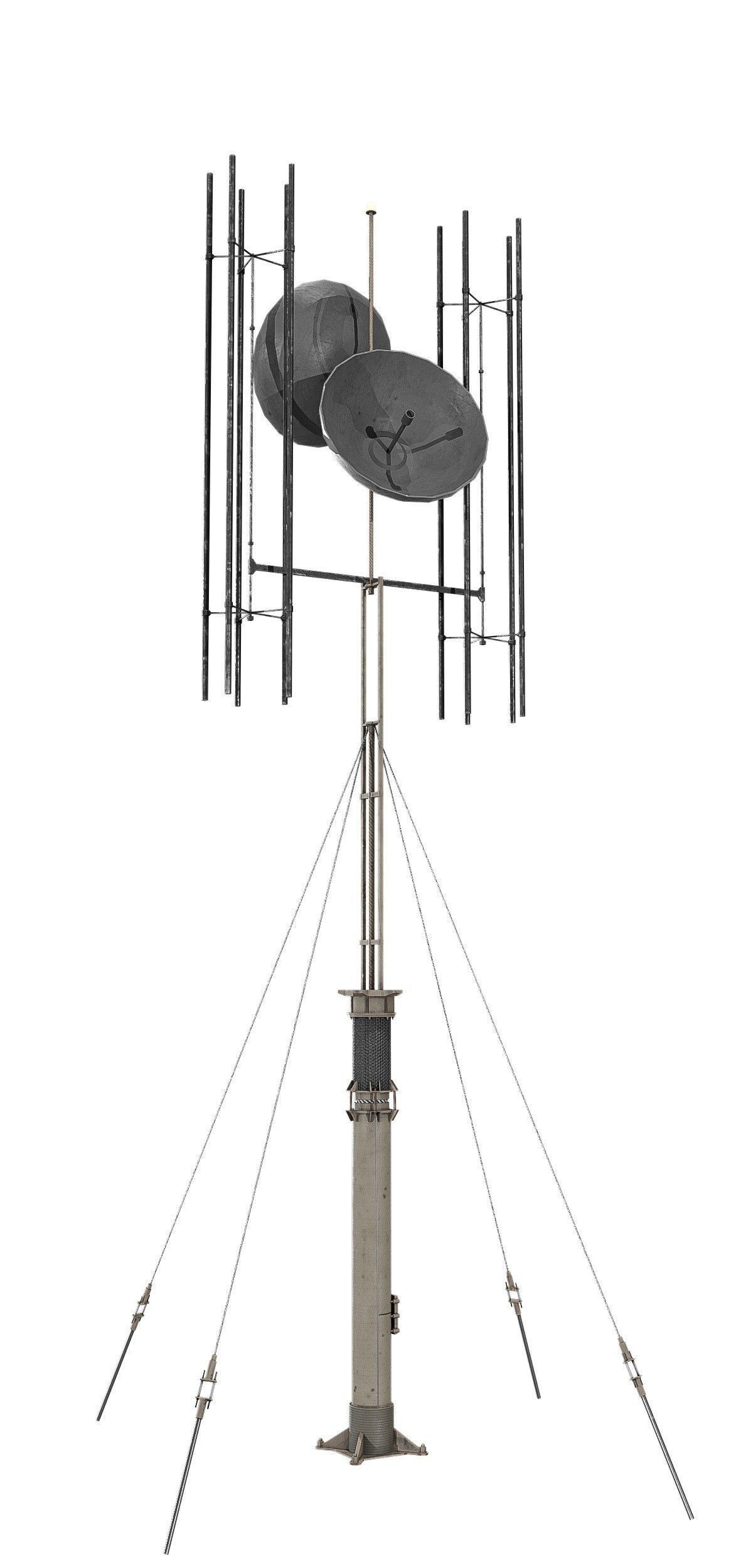 3D model Army Antenna Pack 3 Types VR / AR / low-poly | CGTrader