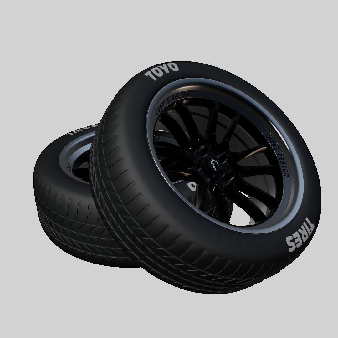 Cosmis Racing XT206R with Toyo Tires 3D model | CGTrader