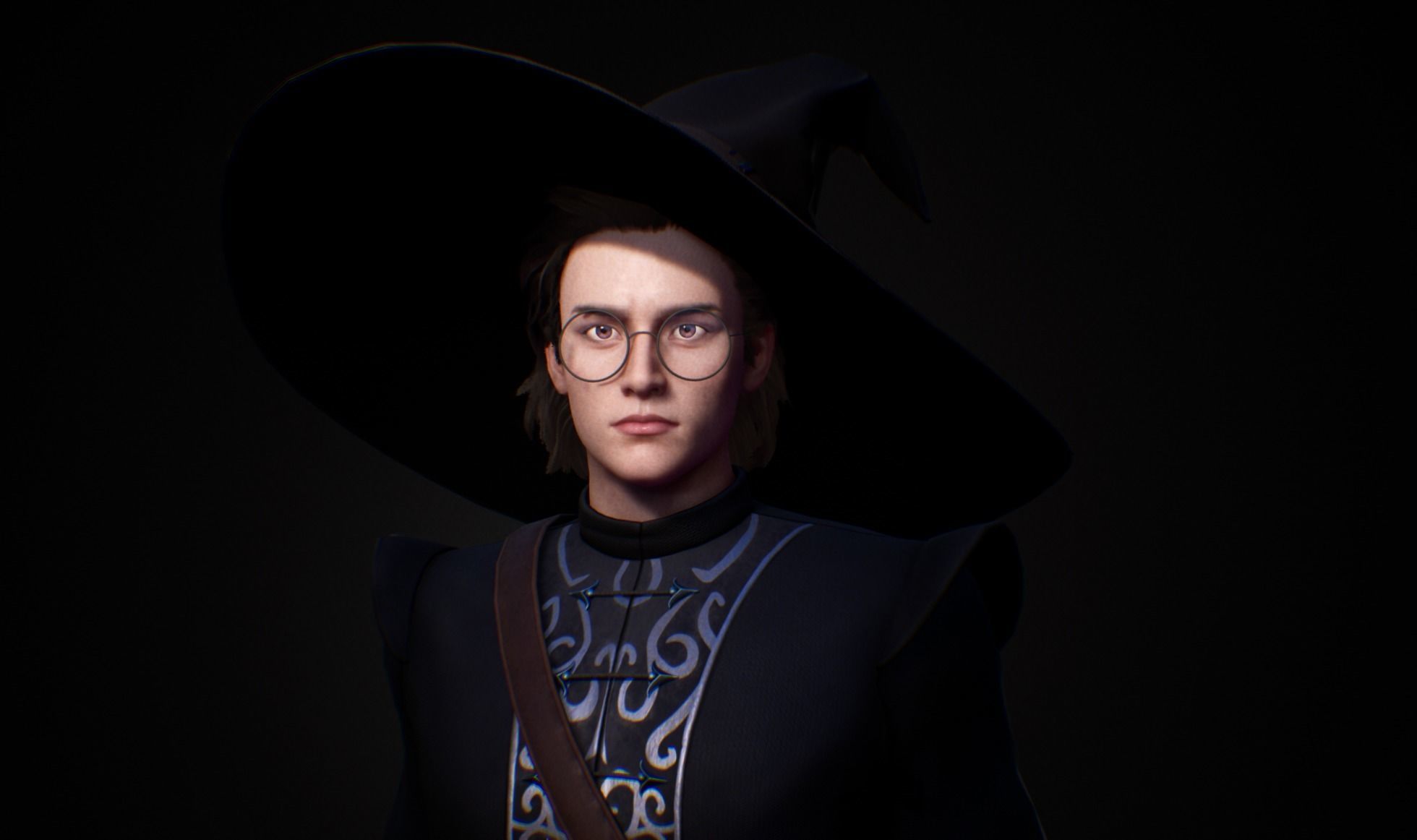 3D model Dark Wizard Artemis - Game Character for Blender and Unreal VR ...