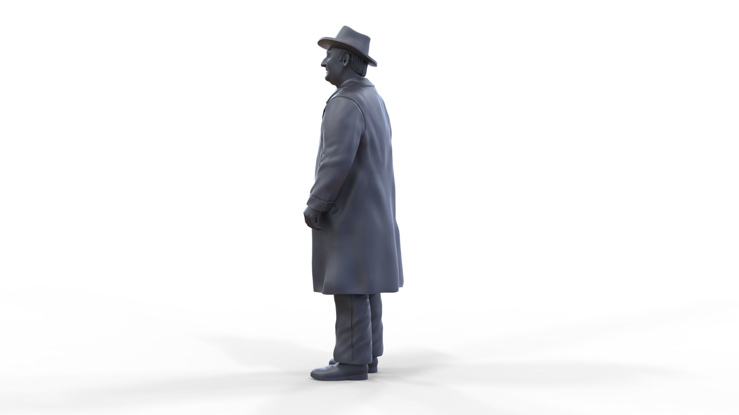 Enzo Ferrari Italian race car driver 3D model 3D printable | CGTrader