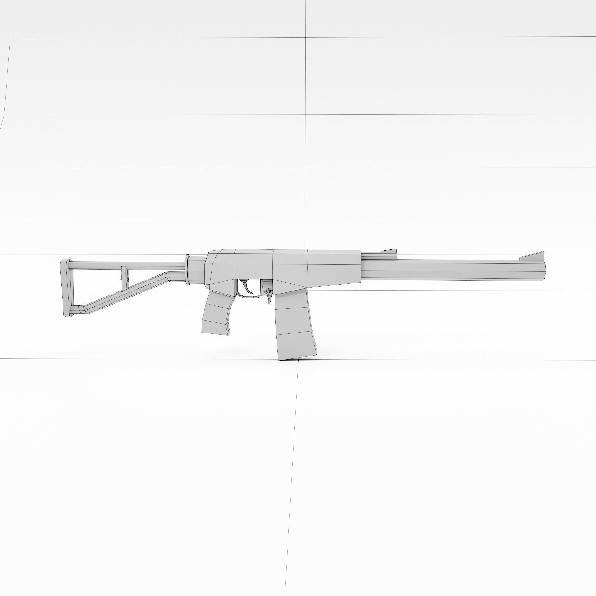 3D model AS VAL assault rifle gun VR / AR / low-poly | CGTrader