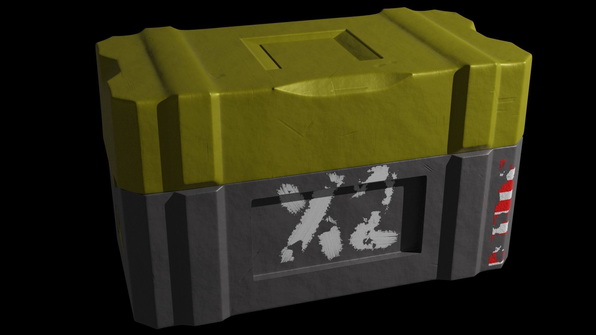 Chest storage box 3D model | CGTrader