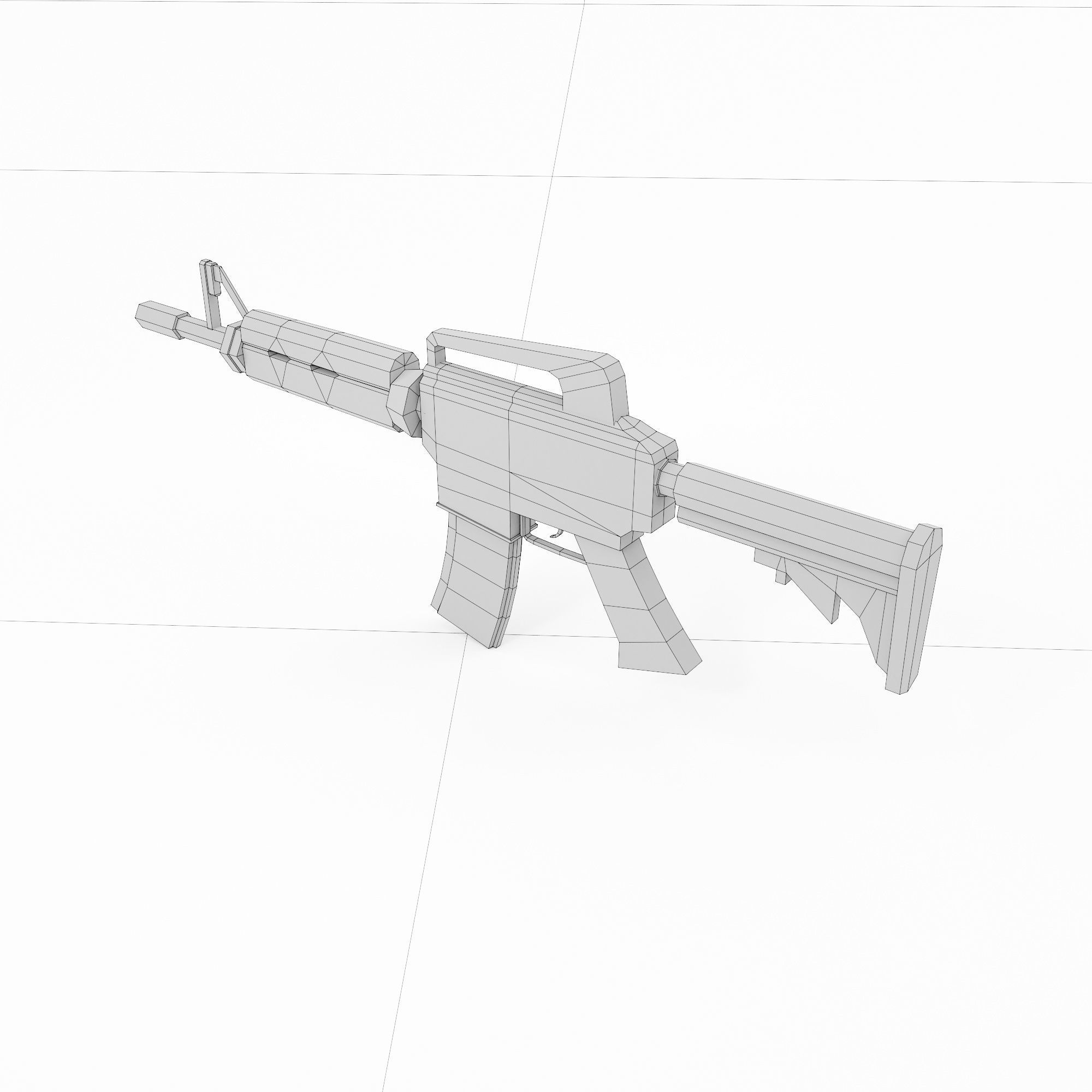3D model M4 Carbine gun VR / AR / low-poly | CGTrader