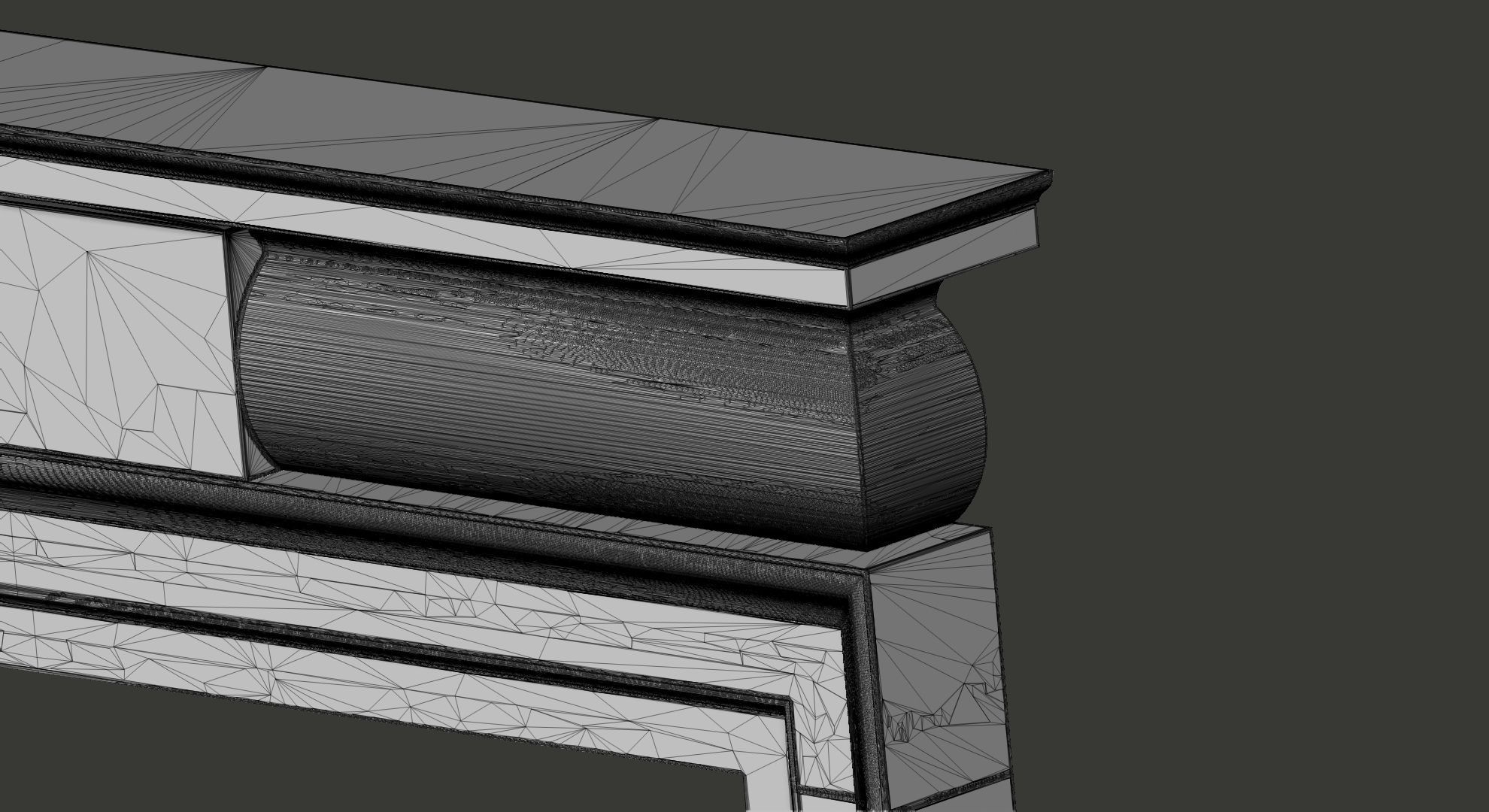 10 Fireplace mantel in Georgian Style 3D model | CGTrader