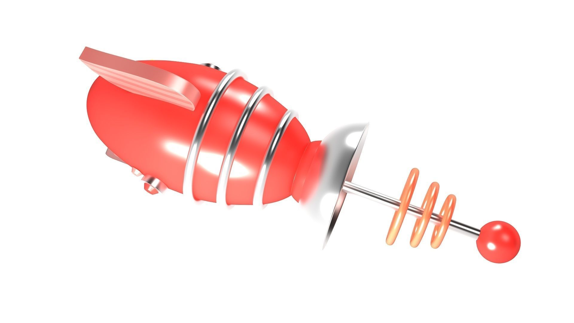 Retro Ray Gun 3D model | CGTrader