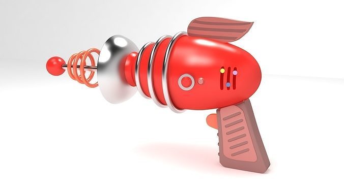 Retro Ray Gun 3D model | CGTrader