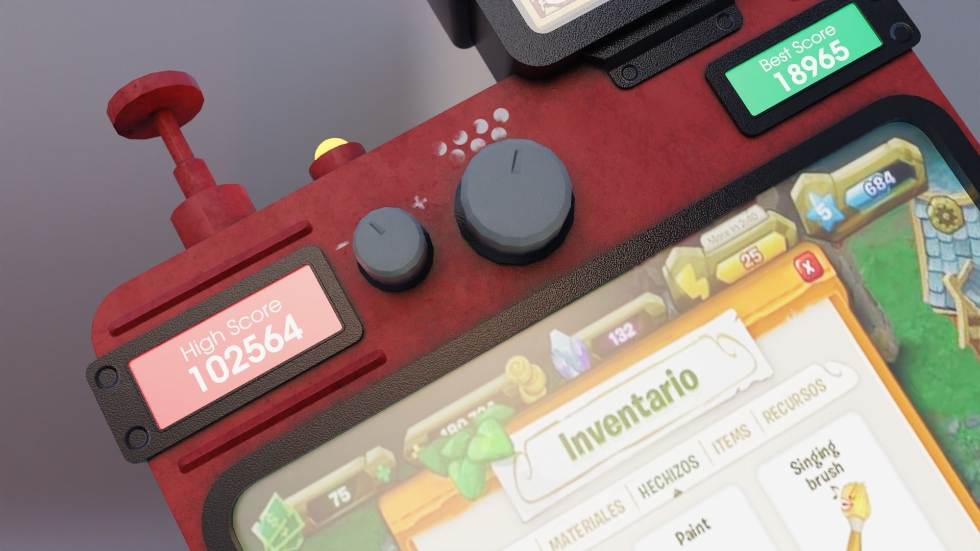 Handheld Console Video Gaming Low-poly 3D model 3D model 3D model ...