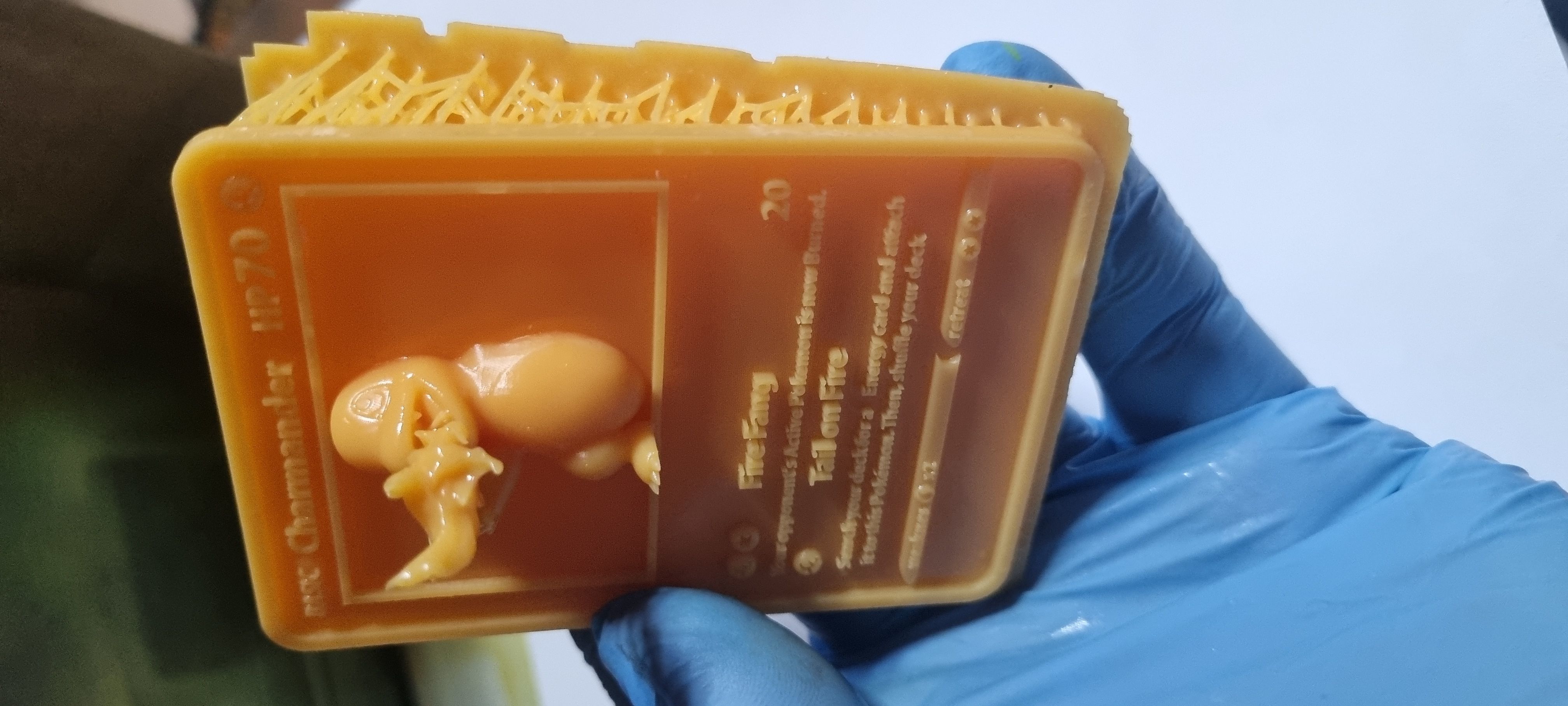 4D POKEMON CARDS - CHARMANDER 3D model 3D printable | CGTrader