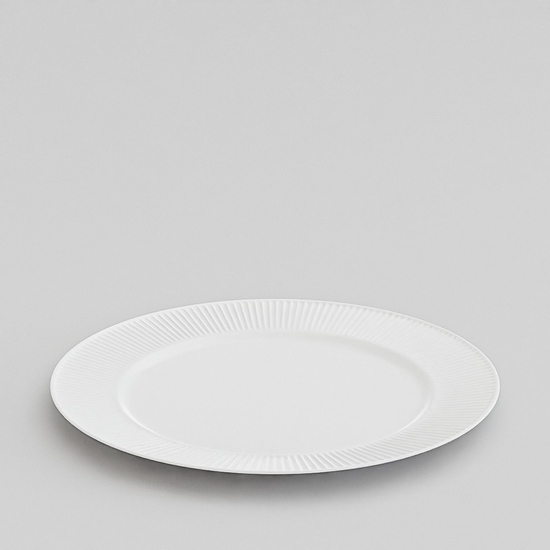 3D model Ridges Dinner Plate VR / AR / low-poly | CGTrader