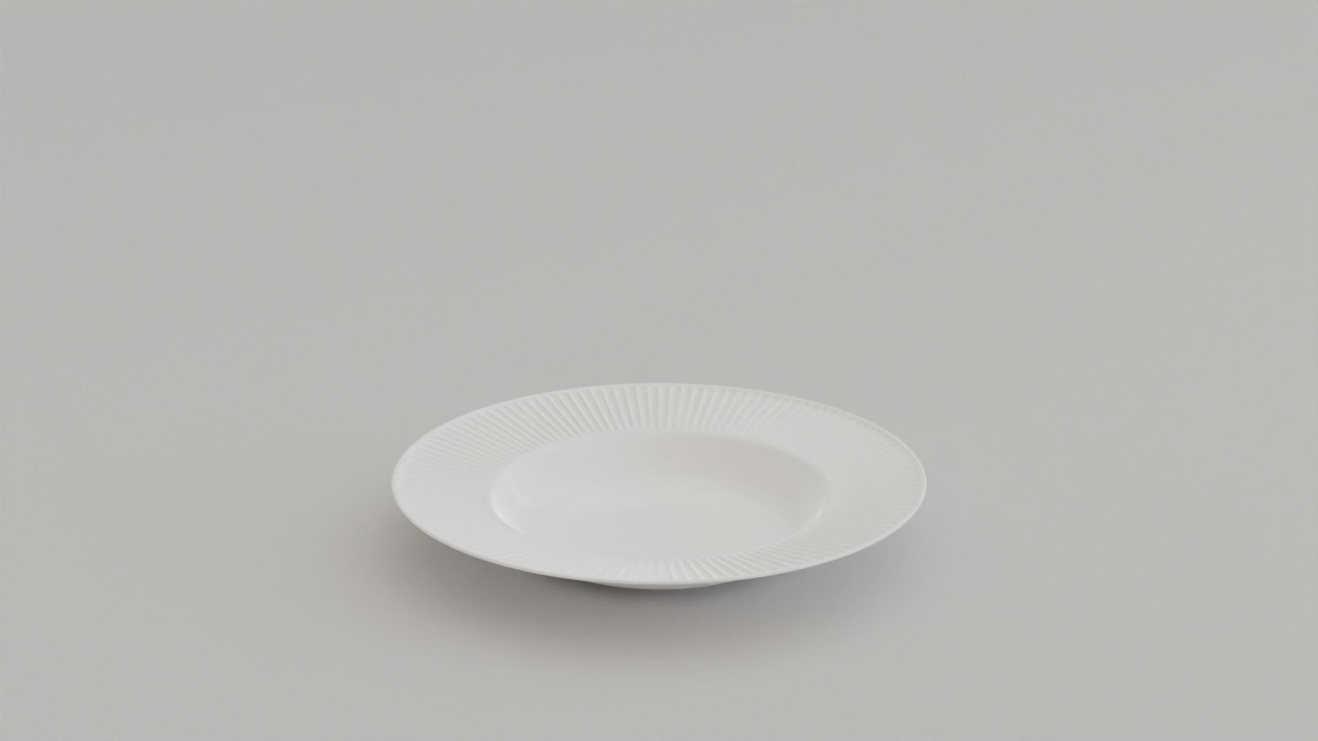 3D model Ridges Soup Plate VR / AR / low-poly | CGTrader