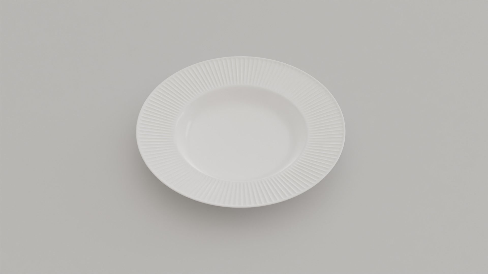 3D model Ridges Soup Plate VR / AR / low-poly | CGTrader