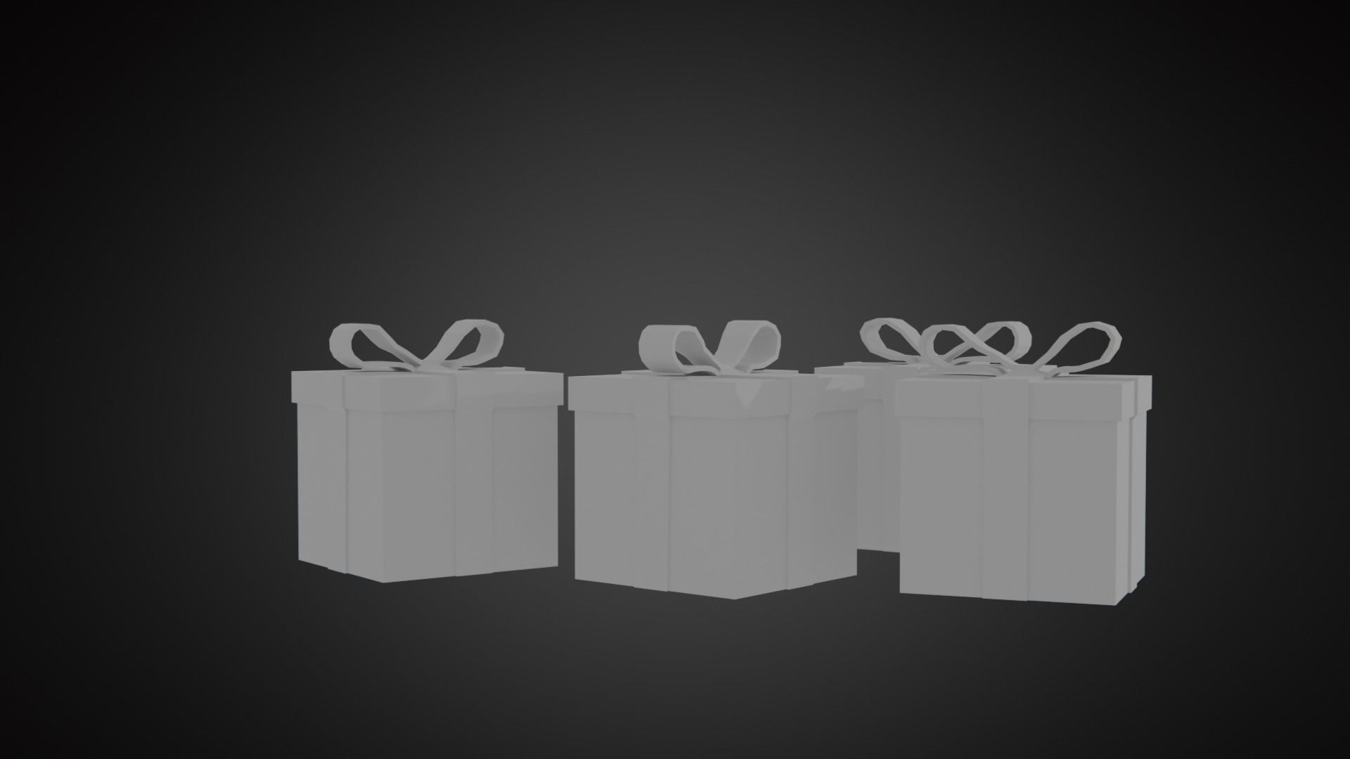 GIFT CHRISTMAS PRESENT free 3D model | CGTrader