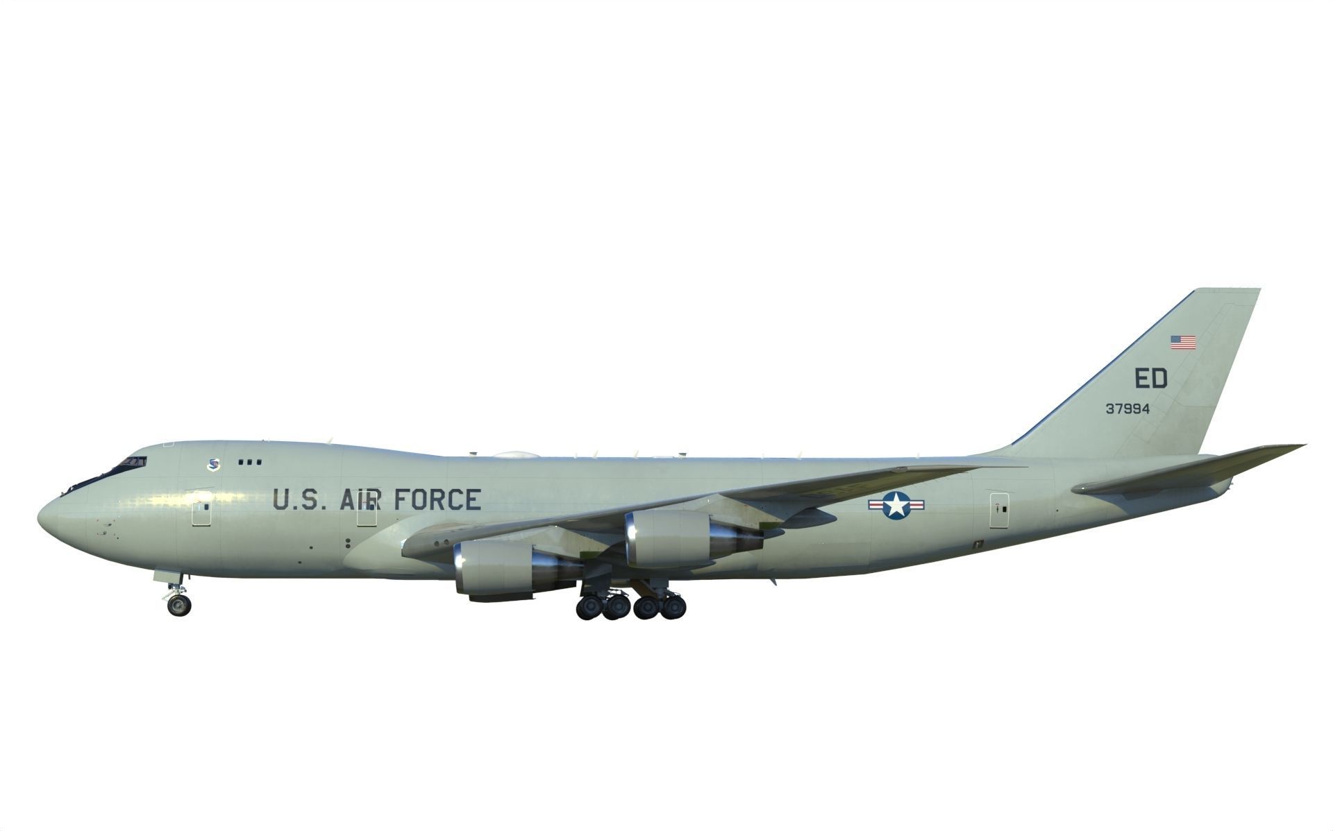 Boeing 747 Airborne Aircraft Carrier 3D model | CGTrader