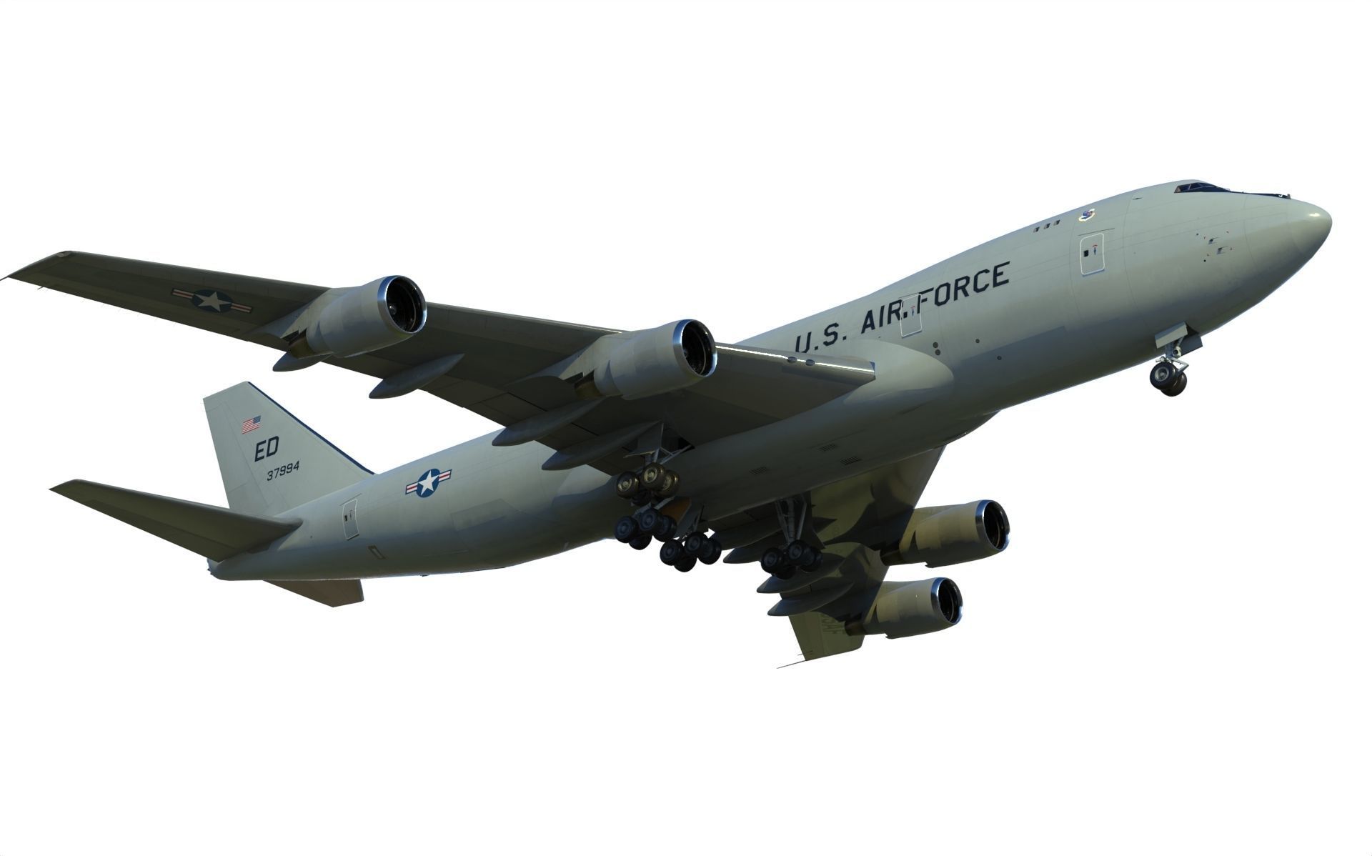 Boeing 747 Airborne Aircraft Carrier 3D model | CGTrader