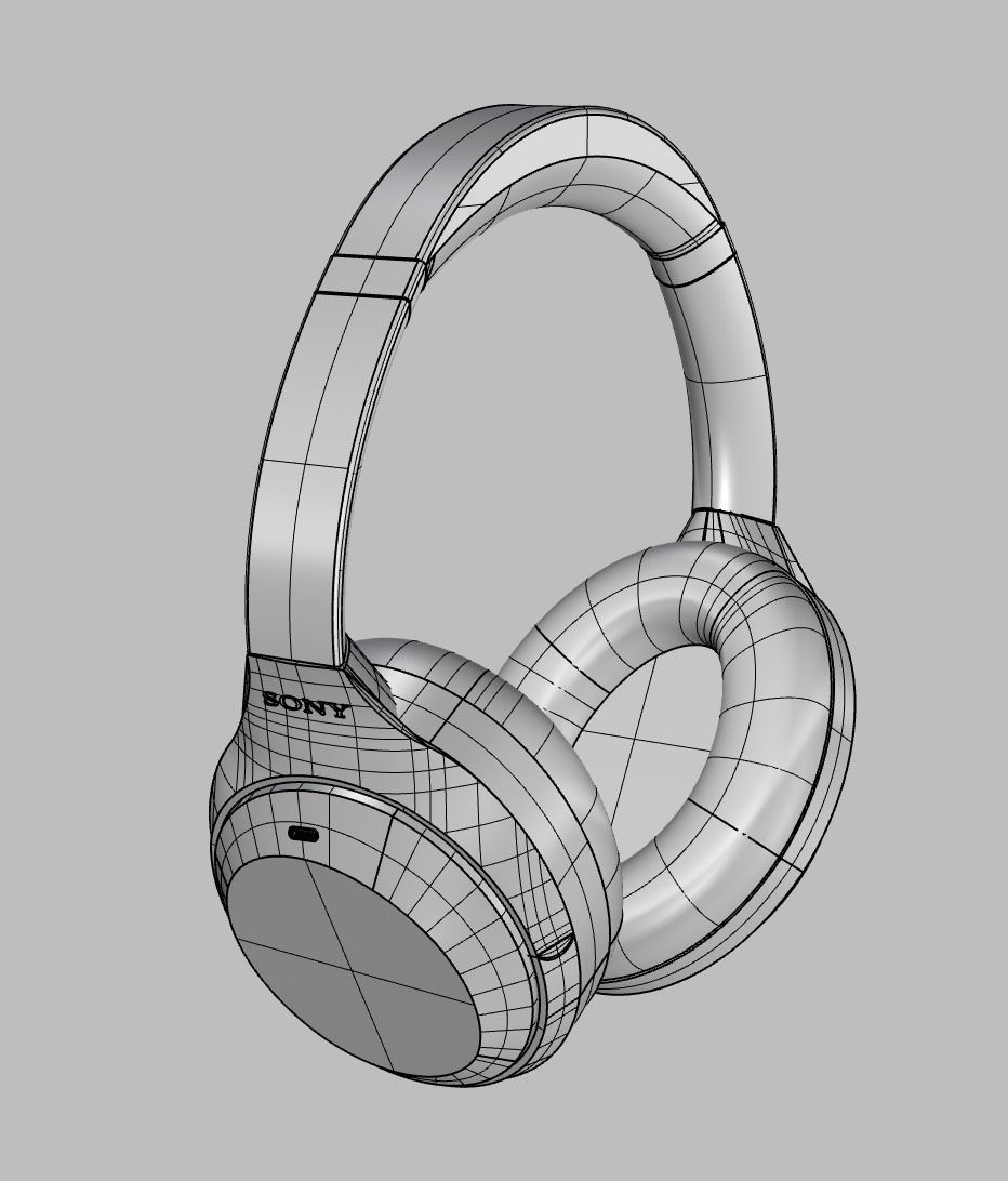 Sony Mx4 Headphones 3D model | CGTrader