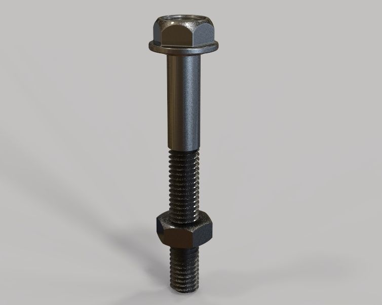 M5 Hex Bolt and Nut 3D model 3D printable | CGTrader