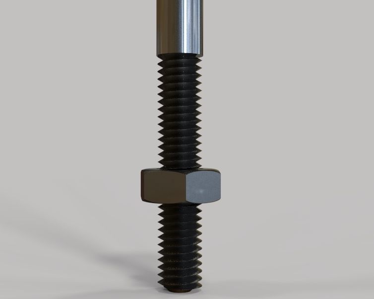 M5 Hex Bolt and Nut 3D model 3D printable | CGTrader