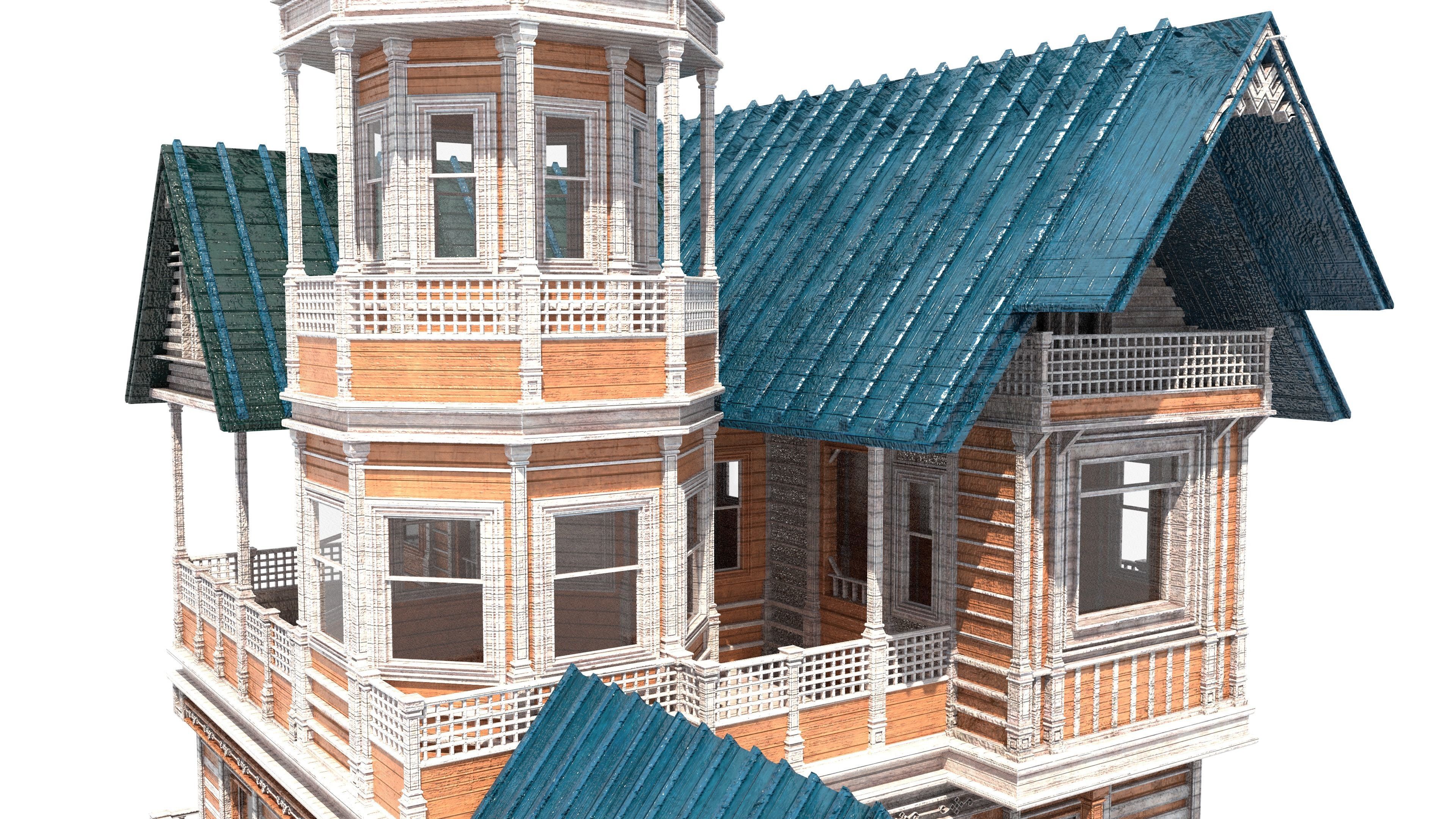 Victorian House Asset Bundle 3D model | CGTrader