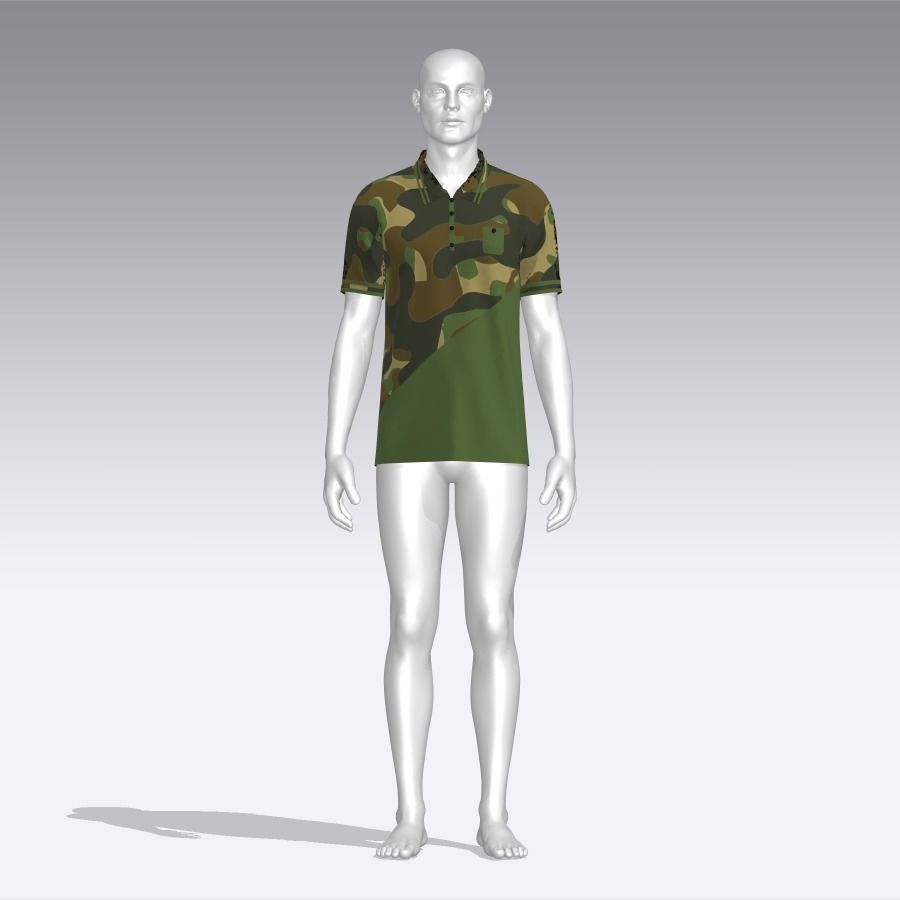 3D model T-Shirt Soldier VR / AR / low-poly | CGTrader