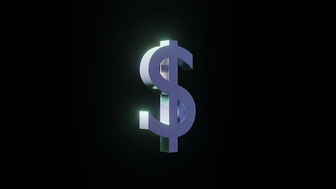 dollar sign free 3D model | CGTrader
