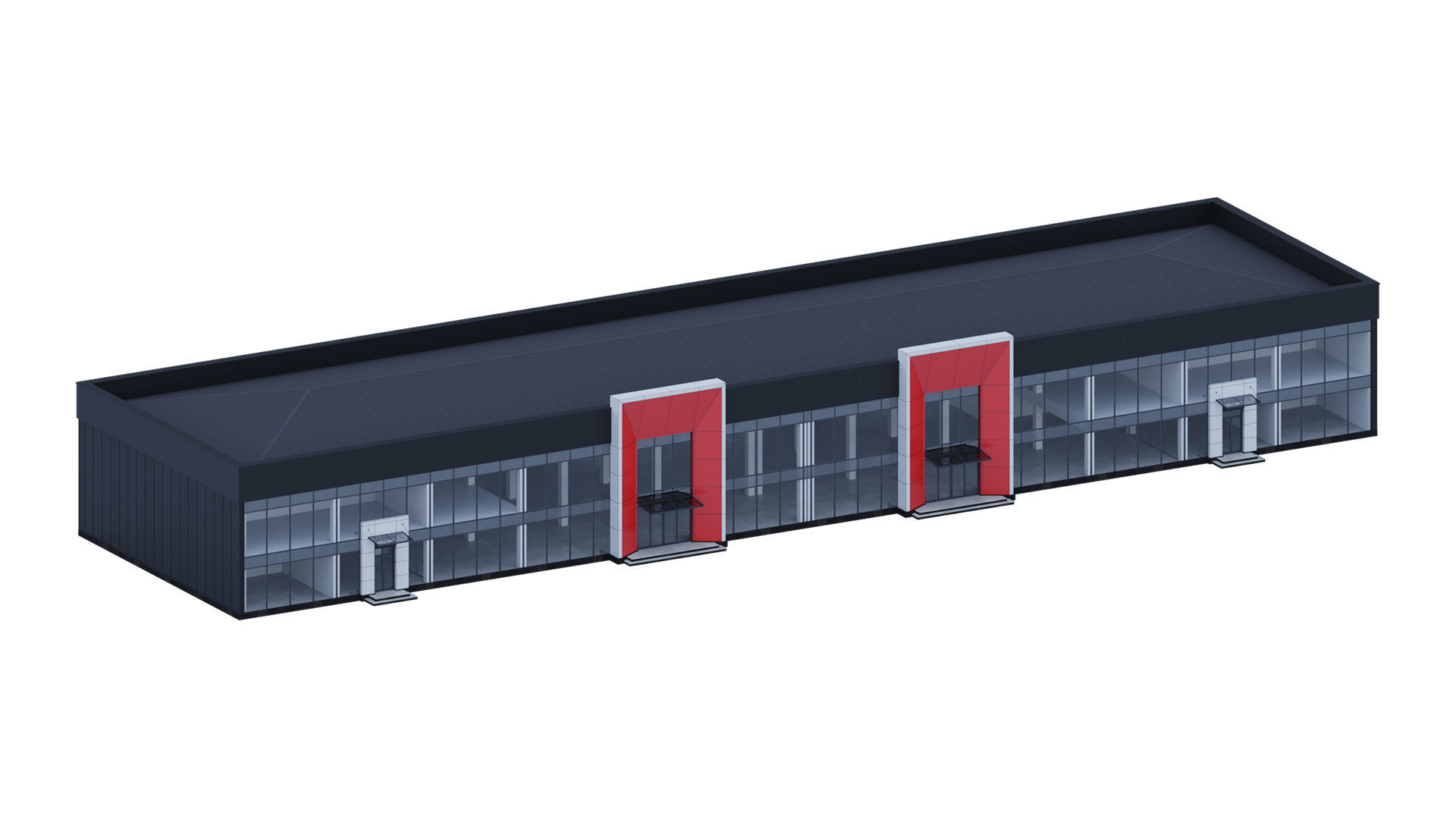 Car Shop Building 3D model | CGTrader