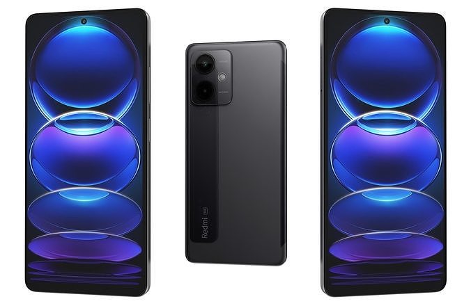 Xiaomi Redmi Note 12 Black 3D model | CGTrader