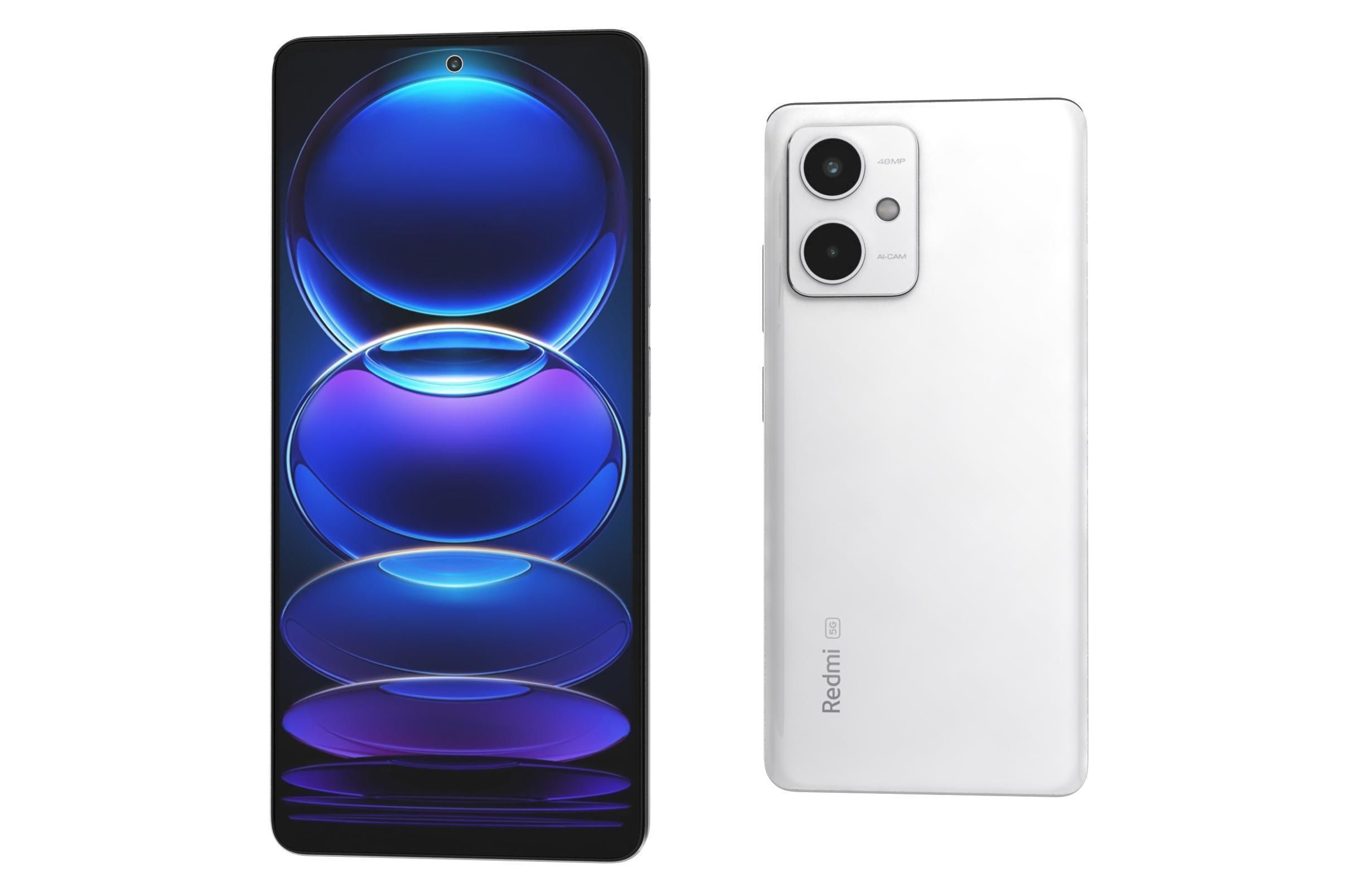 Xiaomi Redmi Note 12 White 3D model | CGTrader