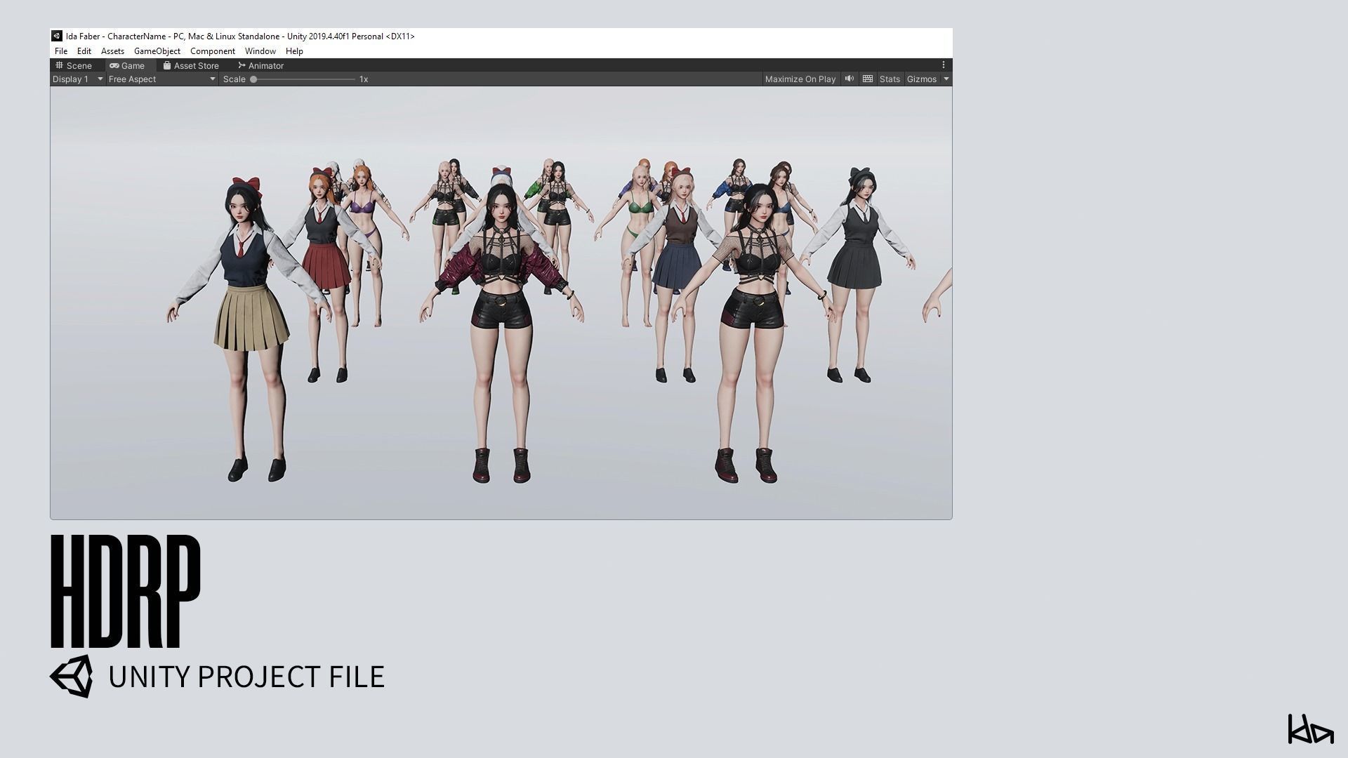 3D model K-POP SERIES Sun - Game Ready VR / AR / low-poly | CGTrader