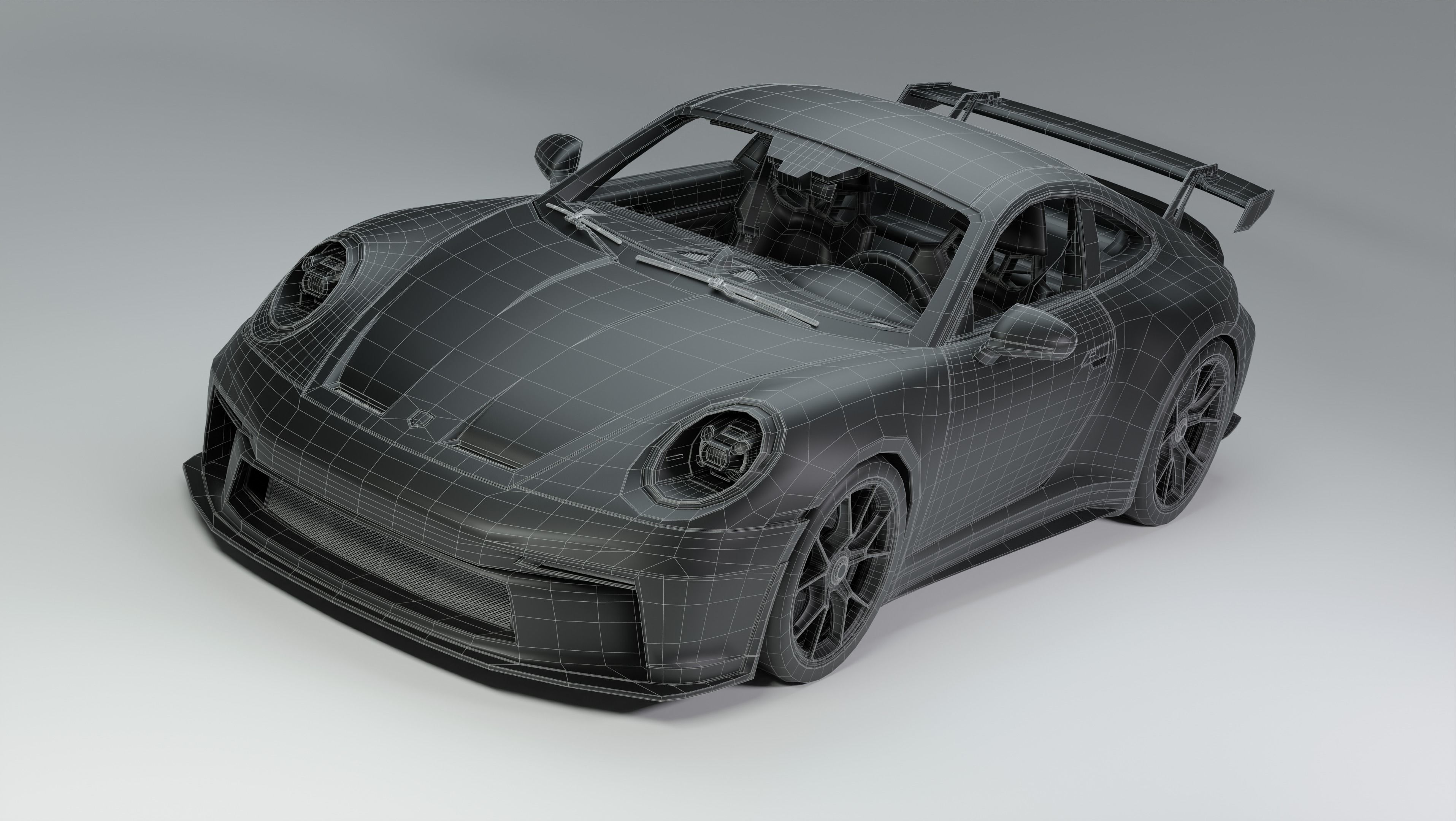 Porsche 911 GT3 992 2022 3D model | CGTrader