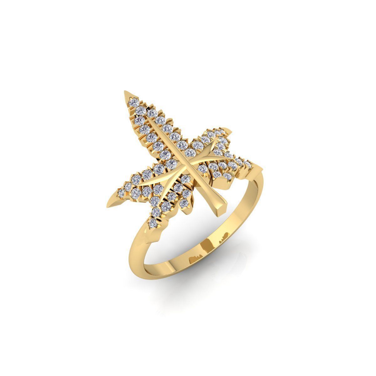 Leafe Ring 3d Model and Render Detail 3D model 3D printable | CGTrader