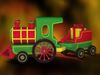 stylized toy train christmas 3D model | CGTrader