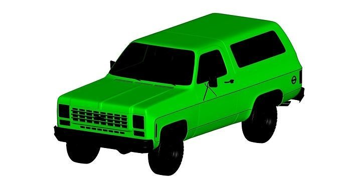 Chevrolet Blazer 3D model | CGTrader