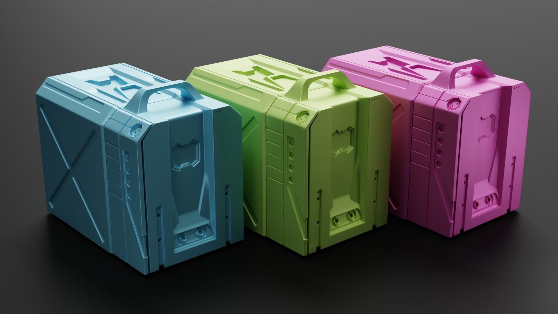 SCI-Fi Futuristic Computer free 3D model | CGTrader