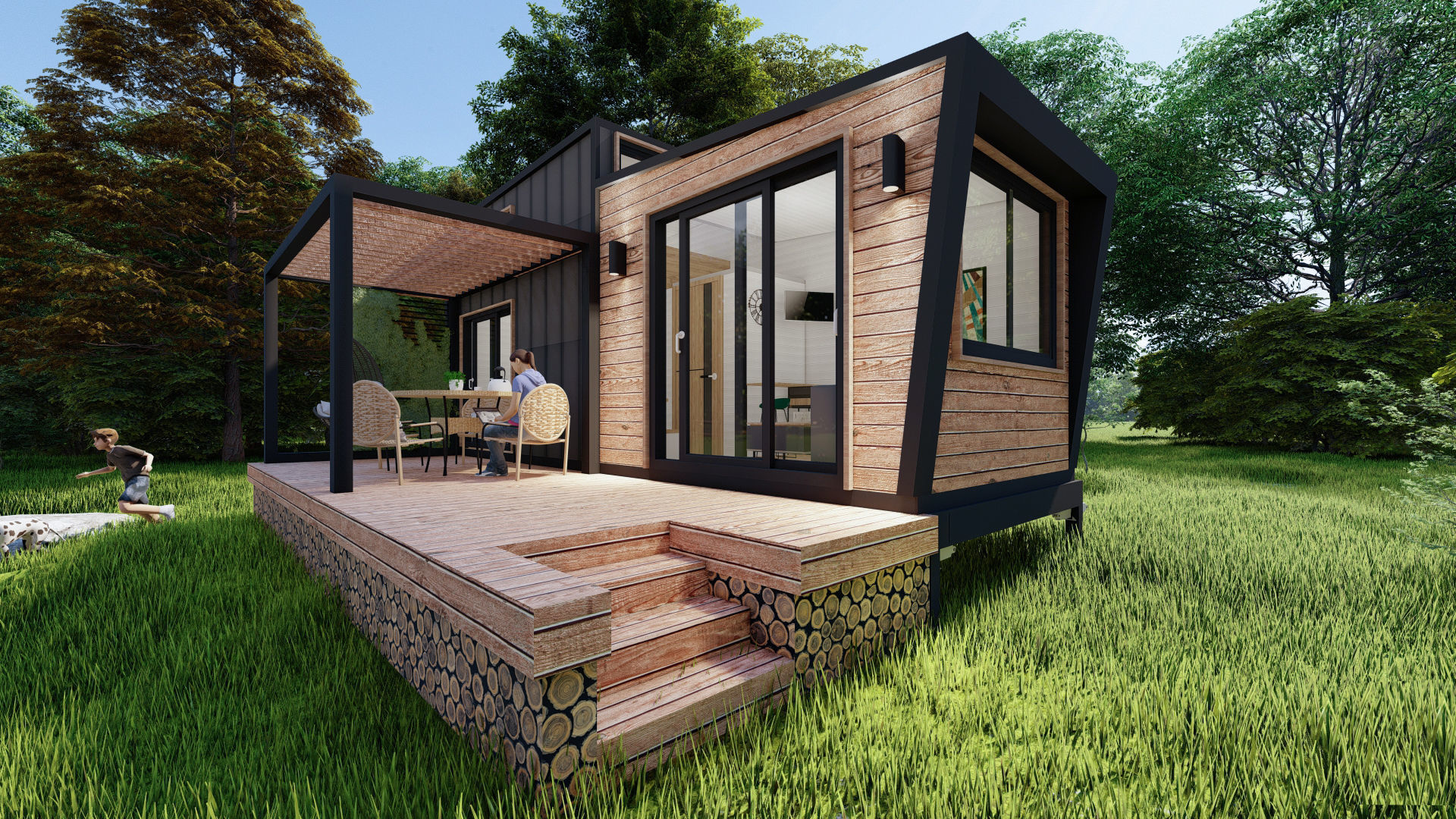 Tiny house design 3D model | CGTrader
