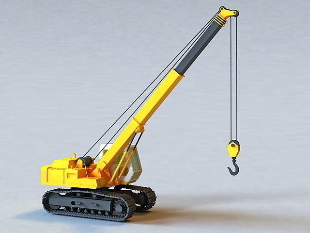 3D model Crawler Crane 3D Model-23 VR / AR / low-poly | CGTrader