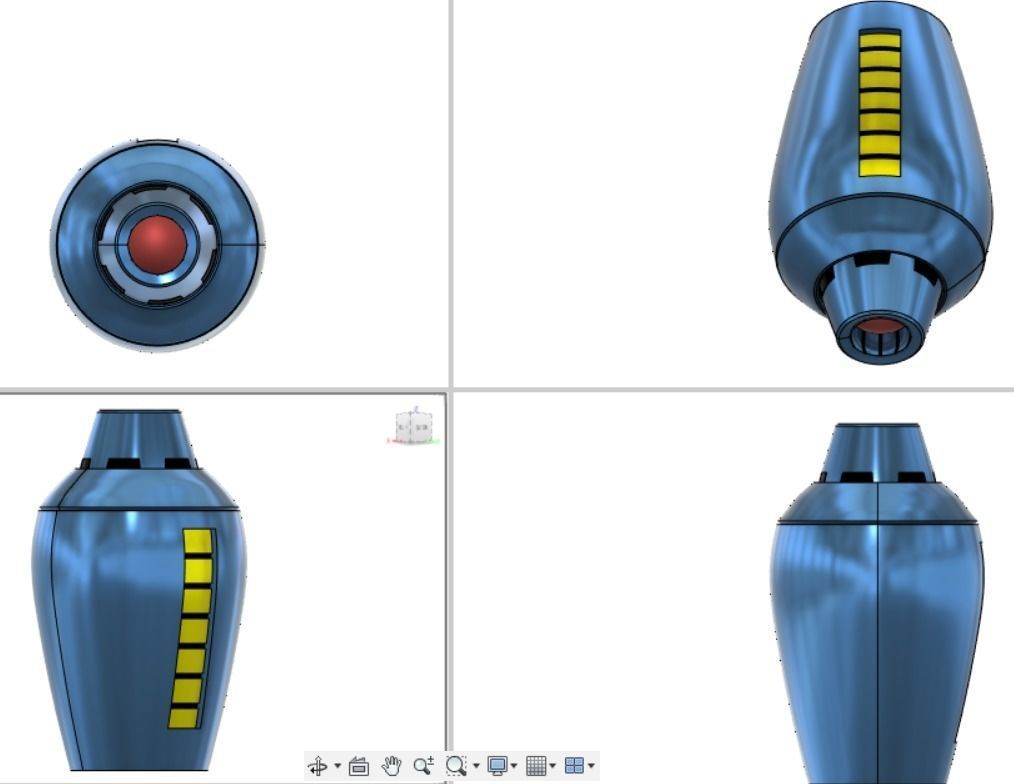 Megaman buster DMC5 version 3D print Friendly 3D model 3D printable ...