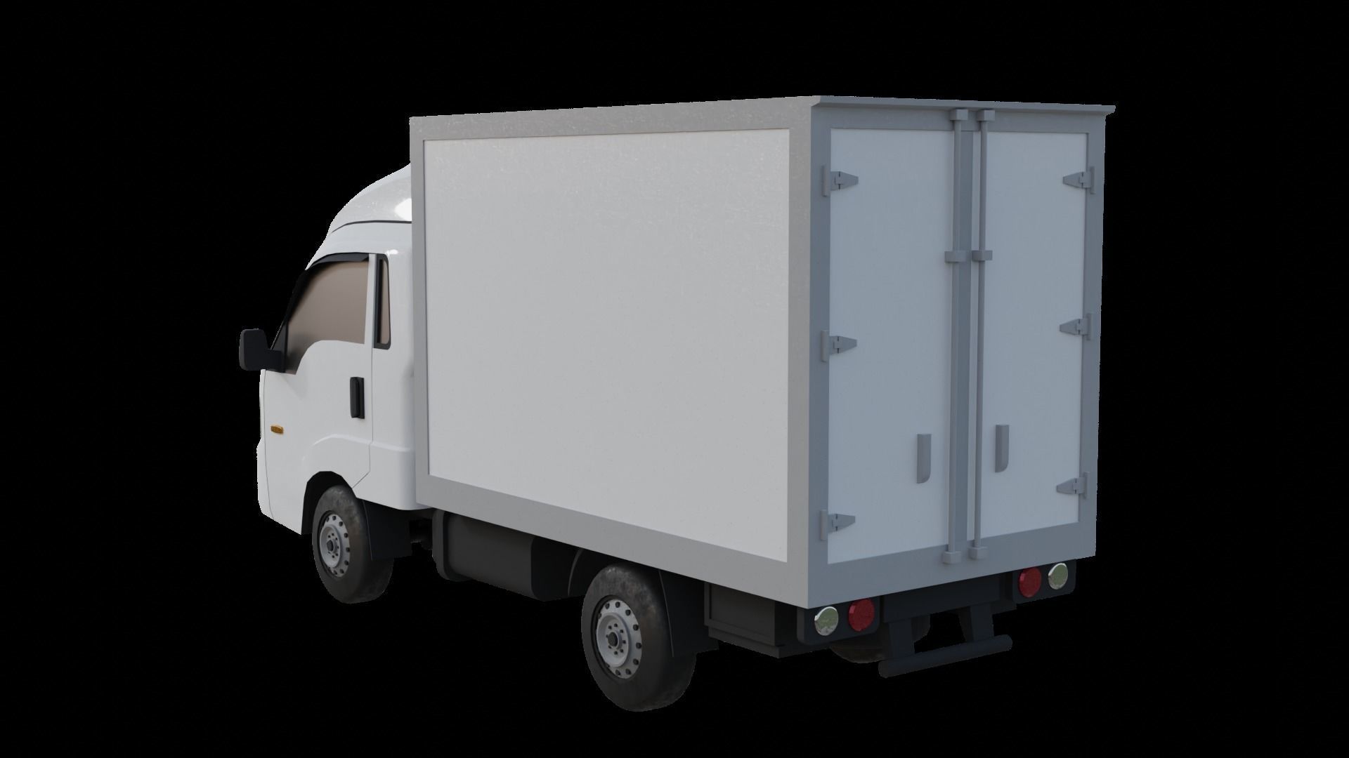 Kia Bongo 3 truck Low poly 3D model | CGTrader