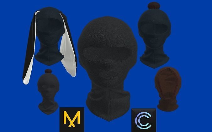 Balaclava Outfits MD CLO 3D zprj project files 3D model | CGTrader