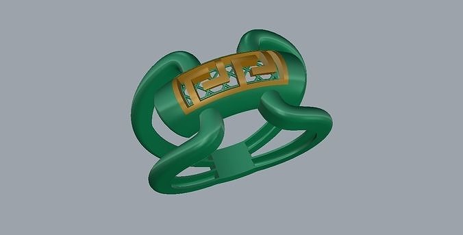 jewelery ring model design 3D model | CGTrader