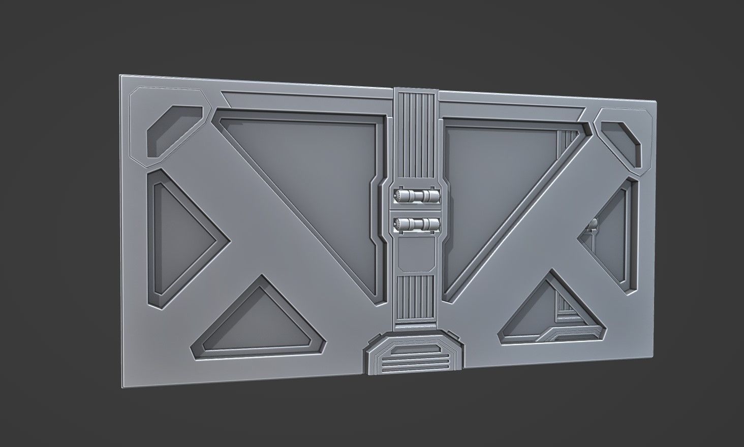 3D model Sci-Fi panels kit VR / AR / low-poly | CGTrader