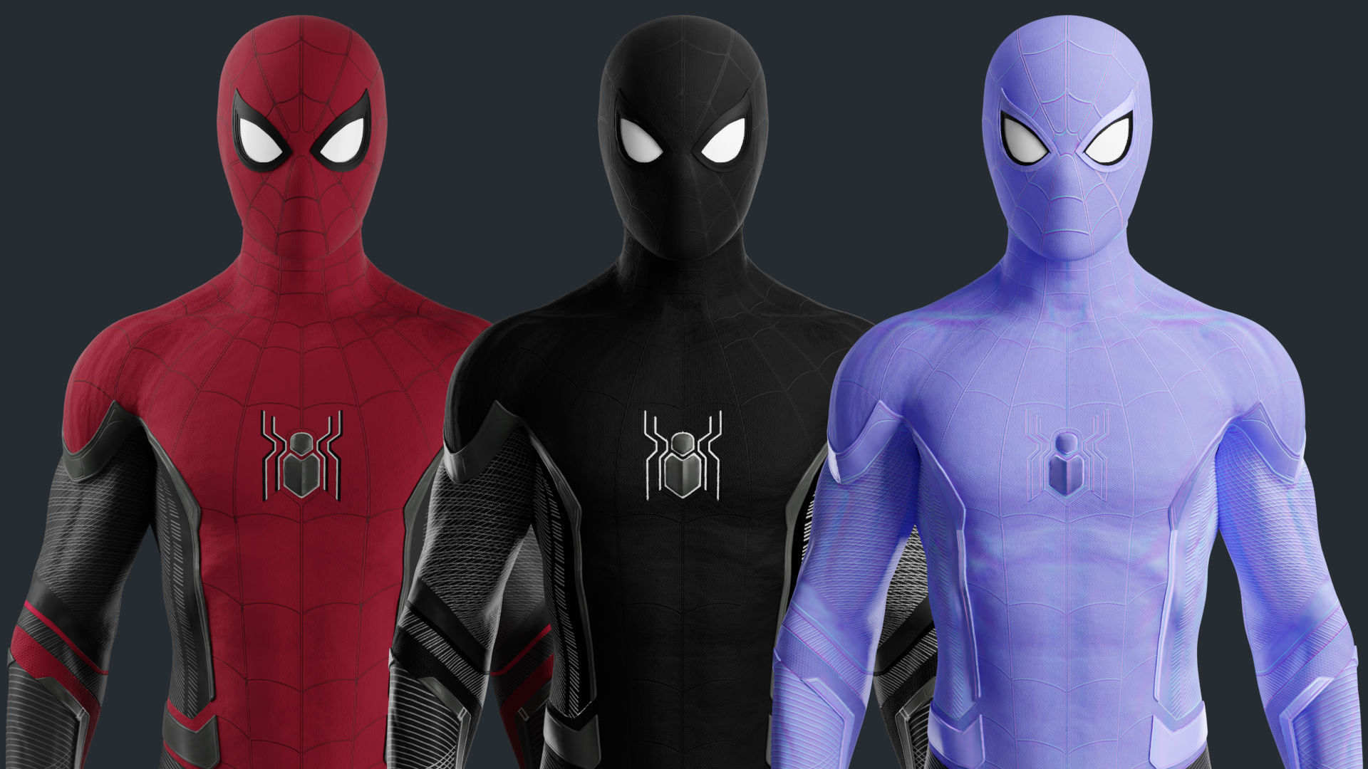 Spiderman Upgraded Suit 3D model rigged | CGTrader