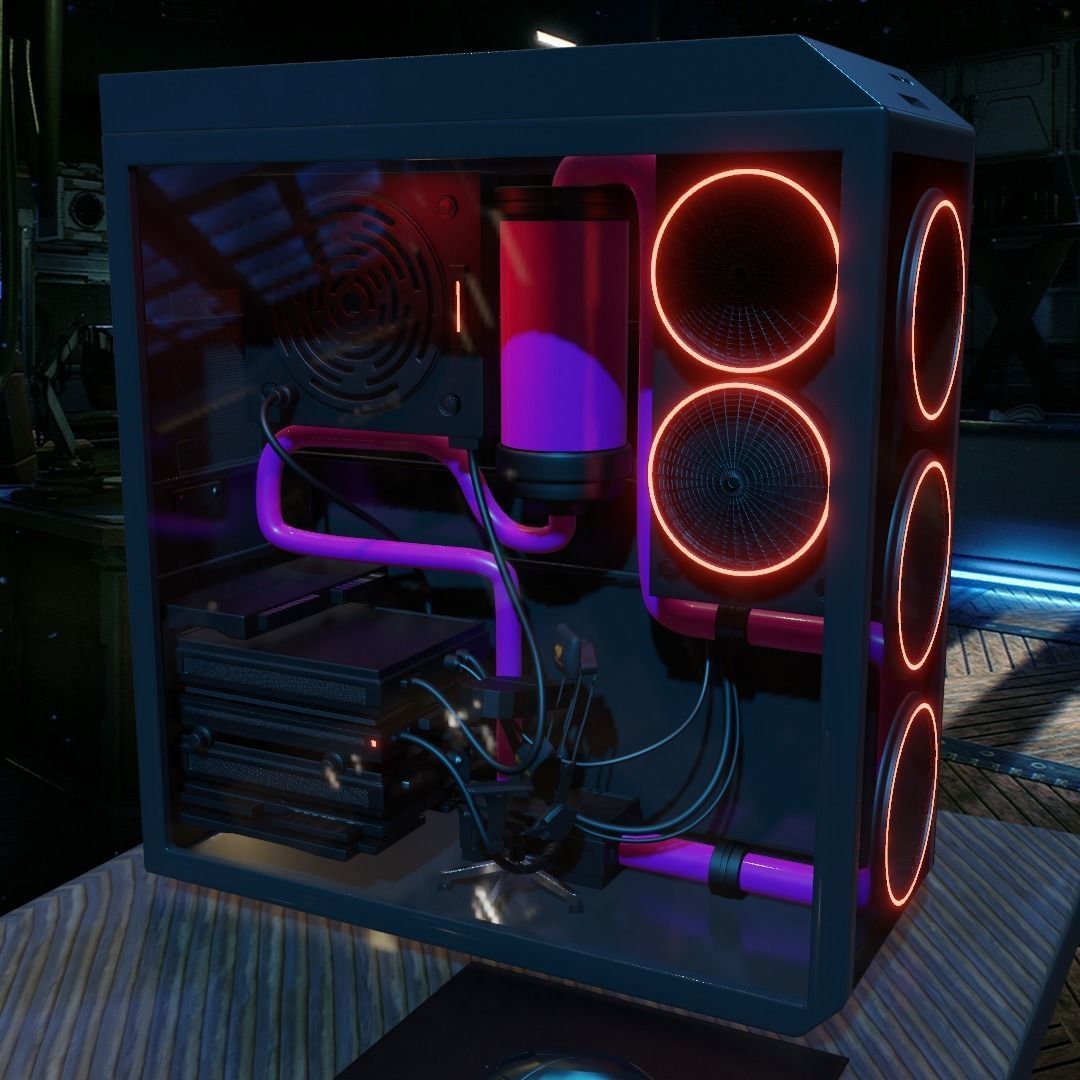 3D model Computer Gaming Desktop PC VR / AR / low-poly | CGTrader