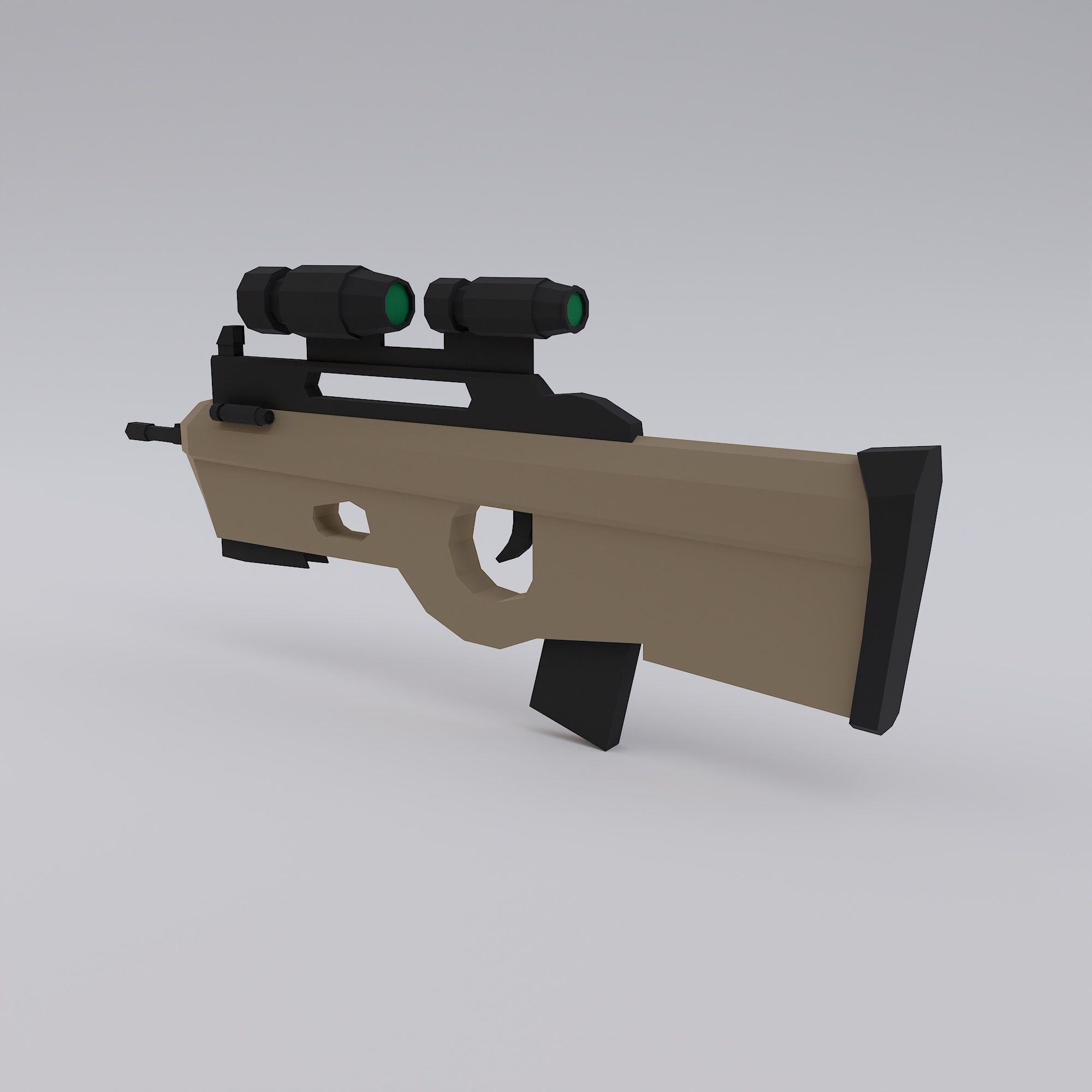 3D model FN F2000 assault rifle gun VR / AR / low-poly | CGTrader