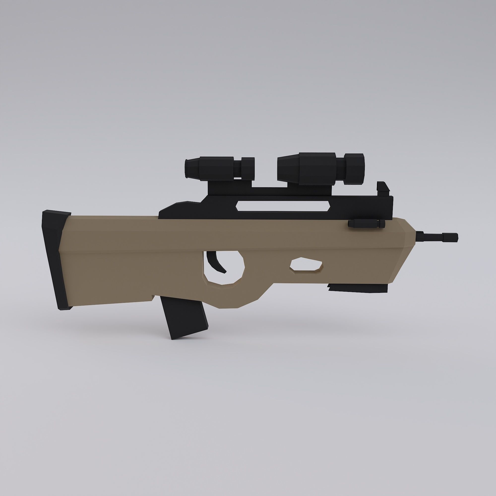 3D model FN F2000 assault rifle gun VR / AR / low-poly | CGTrader