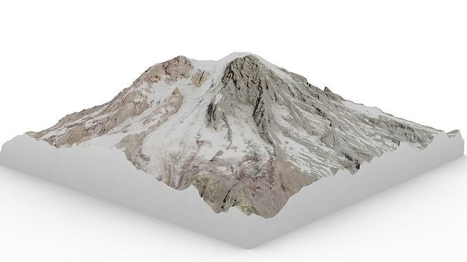Mount Rainier 3D model | CGTrader