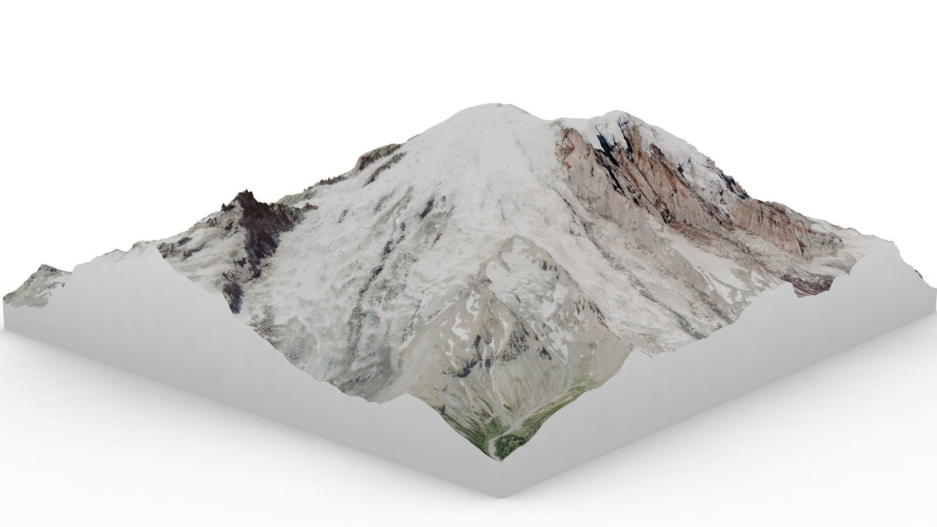 Mount Rainier 3D model | CGTrader