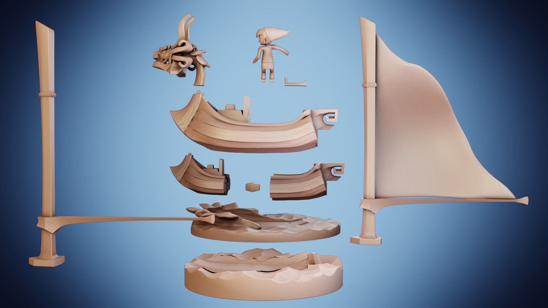 Zelda - King of Red Lions 3D model 3D printable | CGTrader